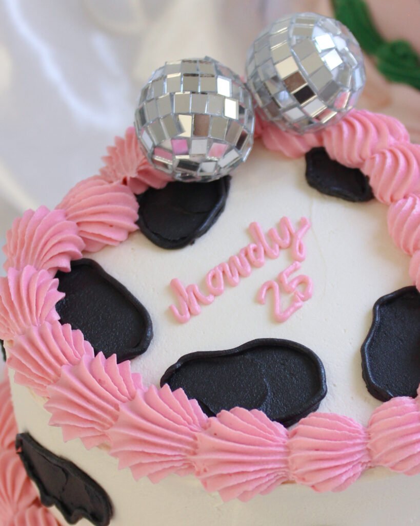 Cowgirl Groove Retro – Heart shape – BBCAKES CPT